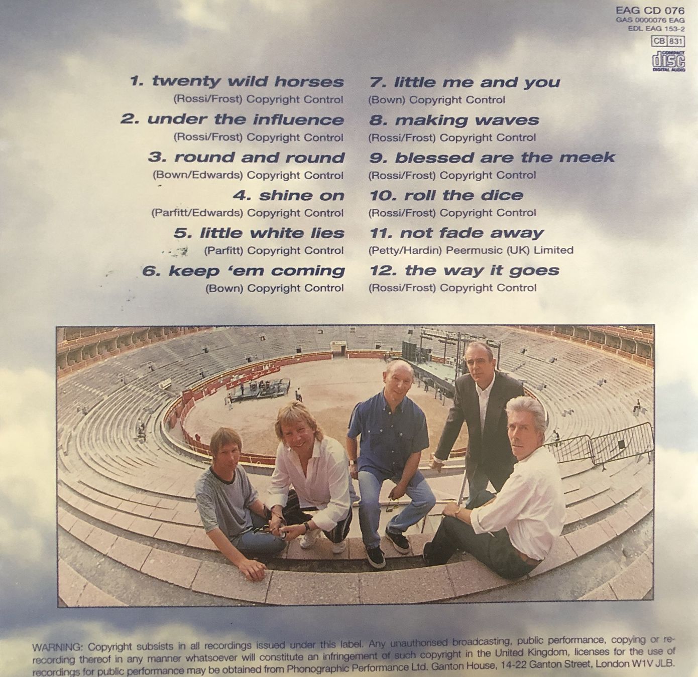 Status Quo - Under The Influence - UK First Press 12 Track CD Album ...