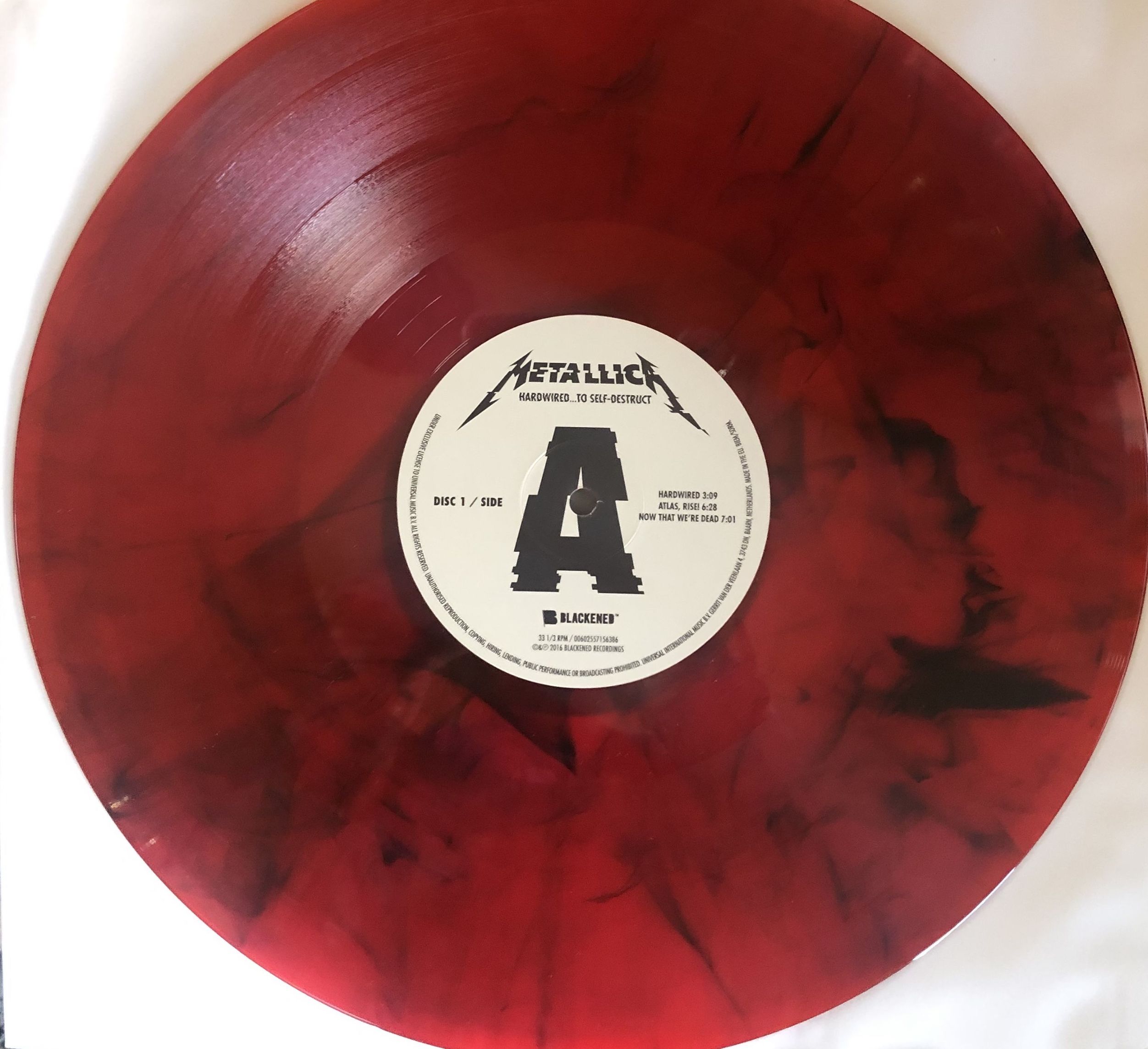 Metallica - Hardwired To Self Destruct - Limited Edition 2 x Red Vinyl LP
