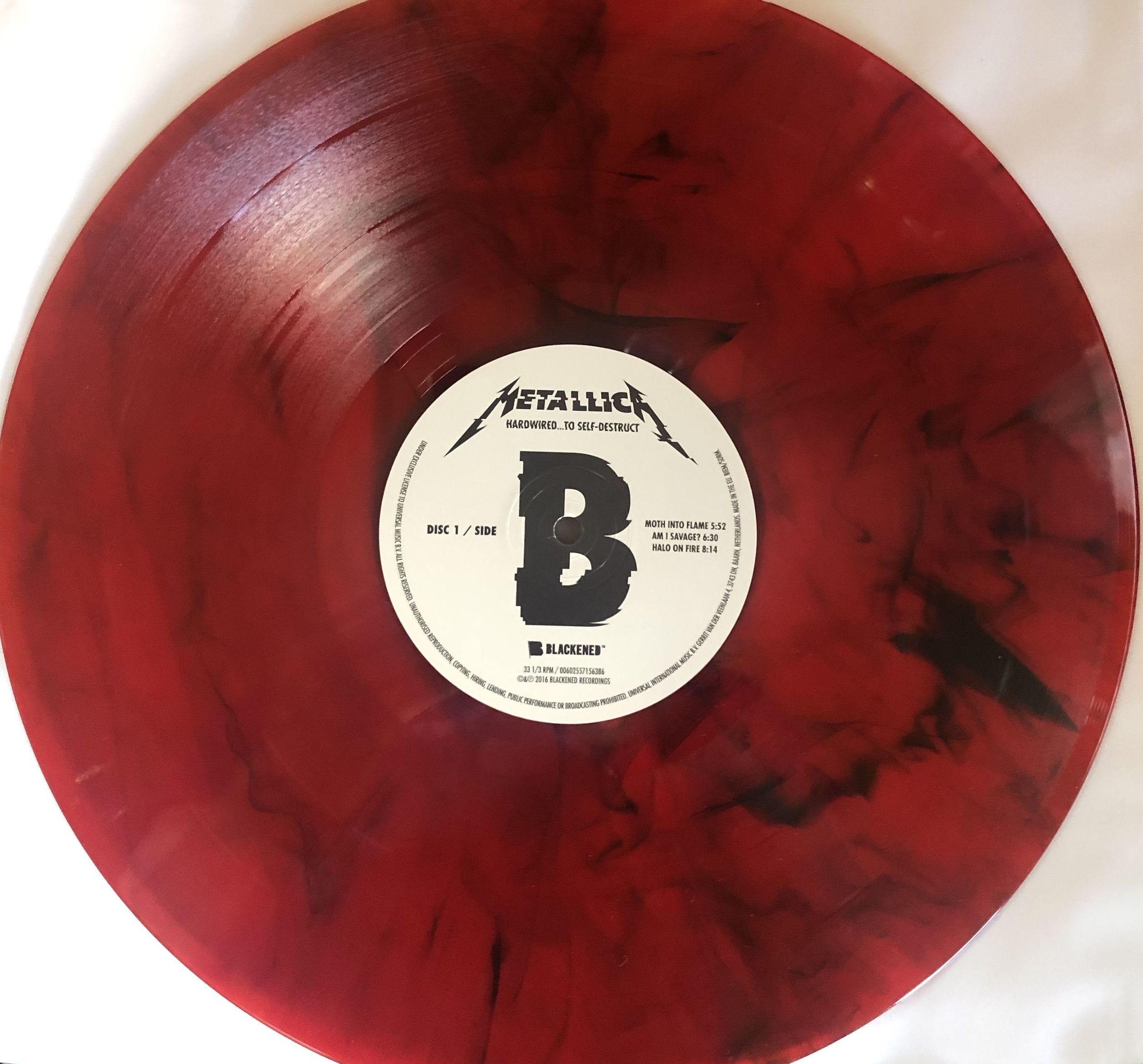 Metallica - Hardwired To Self Destruct - Limited Edition 2 x Red Vinyl LP