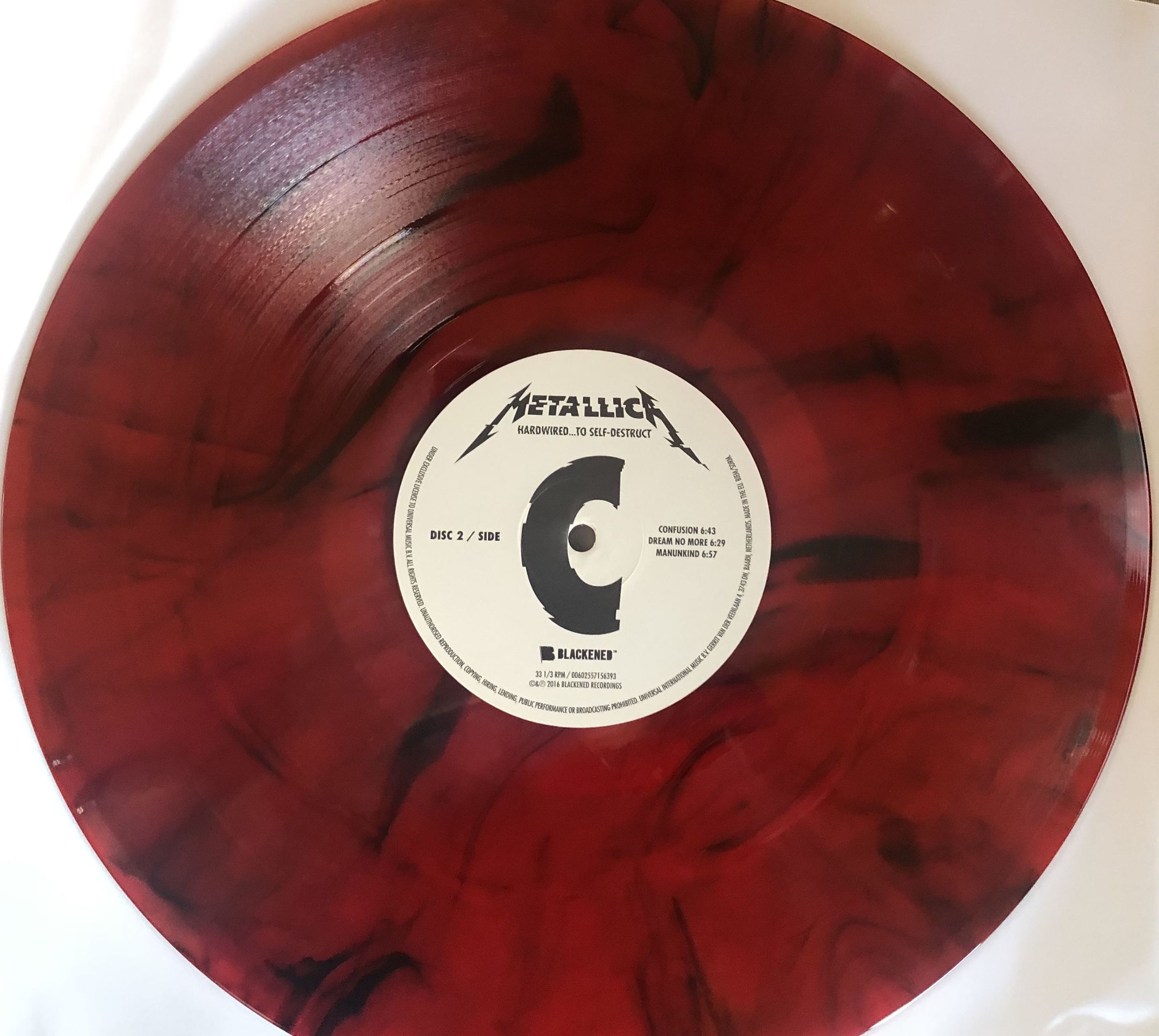 Metallica - Hardwired To Self Destruct - Limited Edition 2 x Red Vinyl LP
