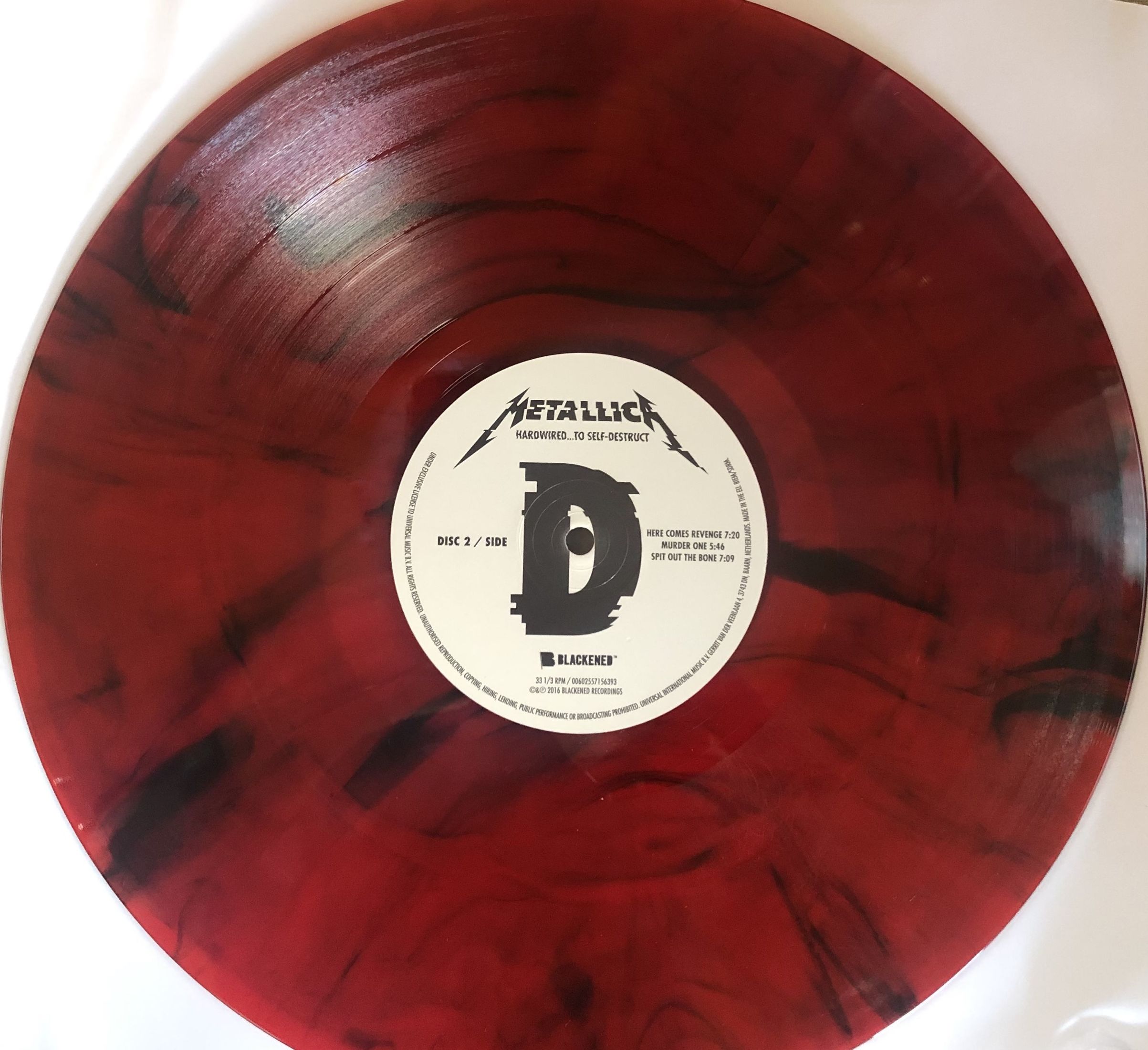Metallica - Hardwired To Self Destruct - Limited Edition 2 x Red Vinyl LP