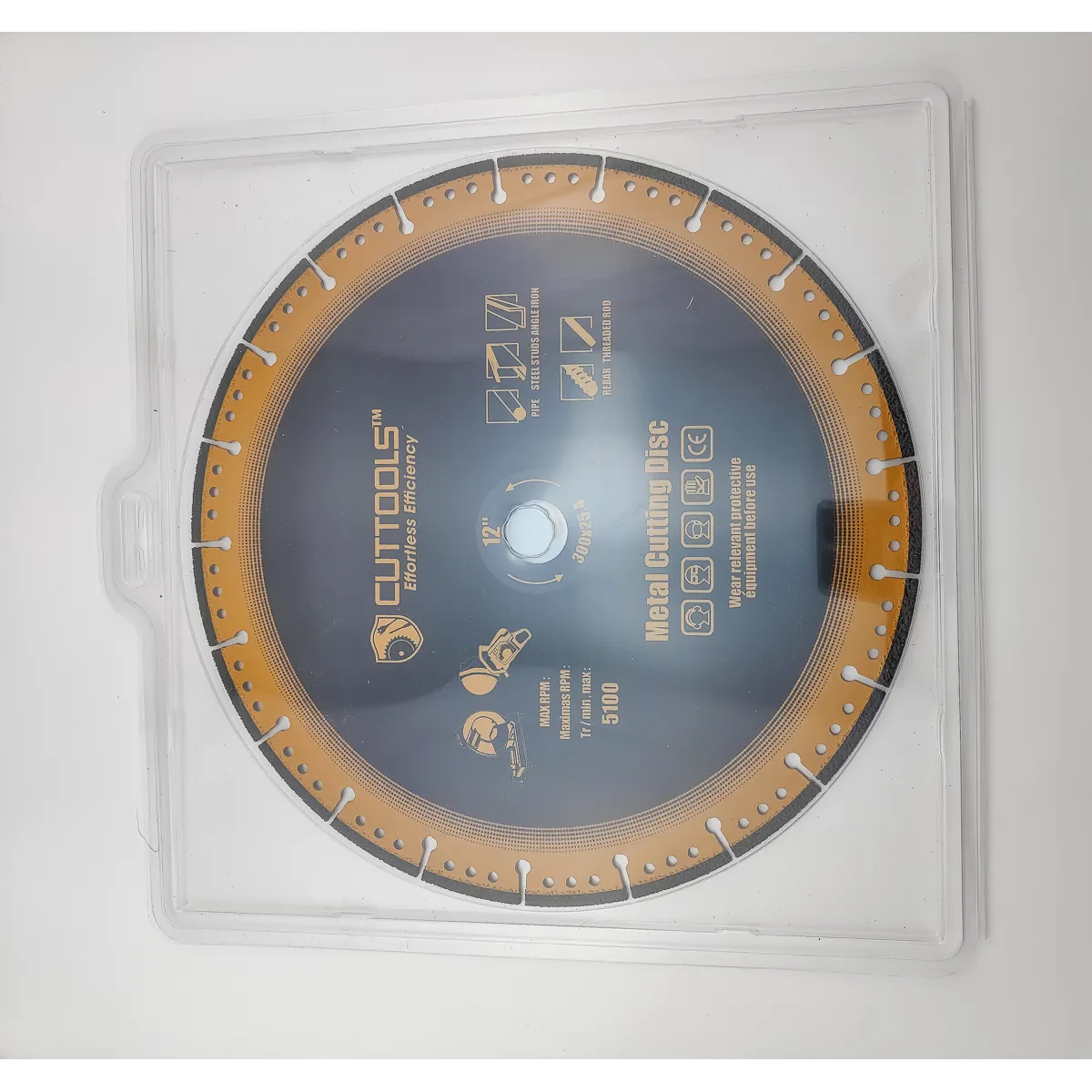 CUTTOOLS 12 inch Chop Saw Metal Diamond Cutting Disk Petrol 300mm Cut ...