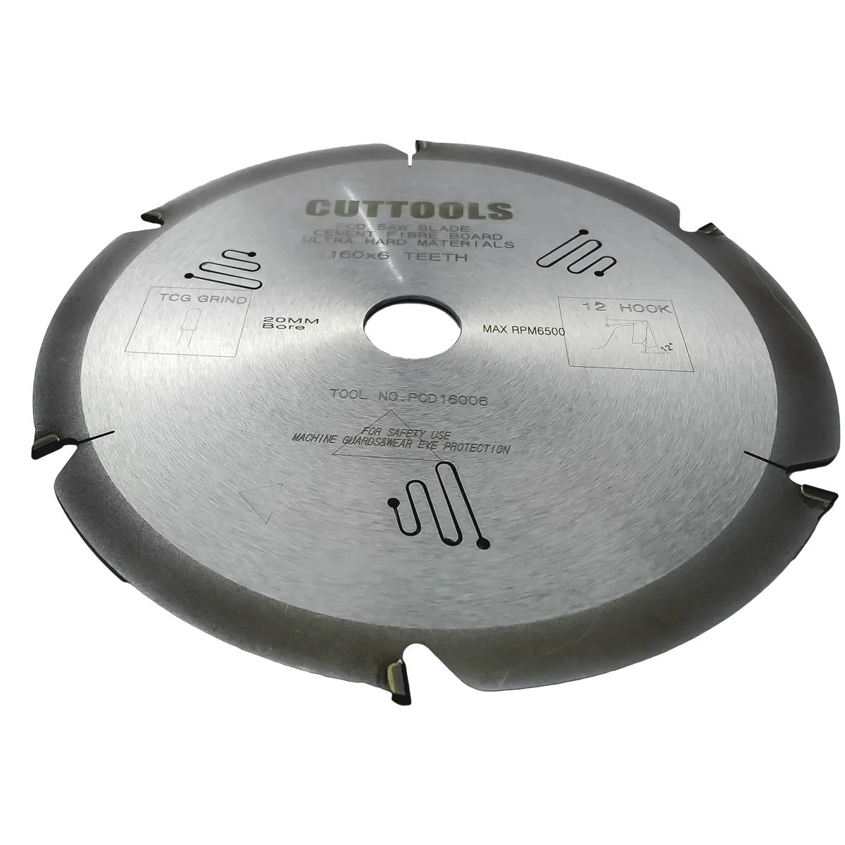 160MM 6T CEMENT FIBRE BOARD DIAMOND TIPPED SAW BLADE PCD (fit Festool ...