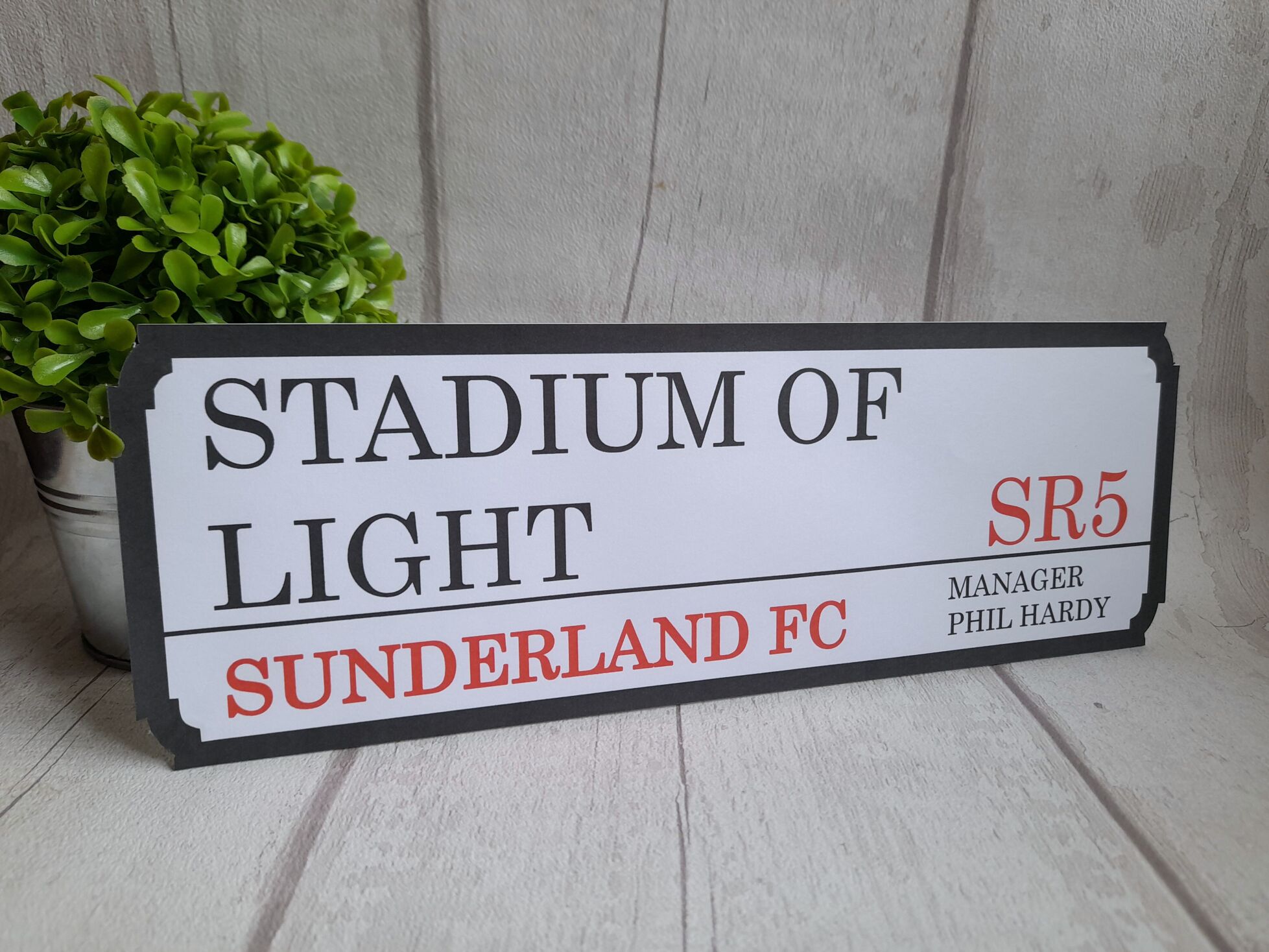 Football Club Street Sign
