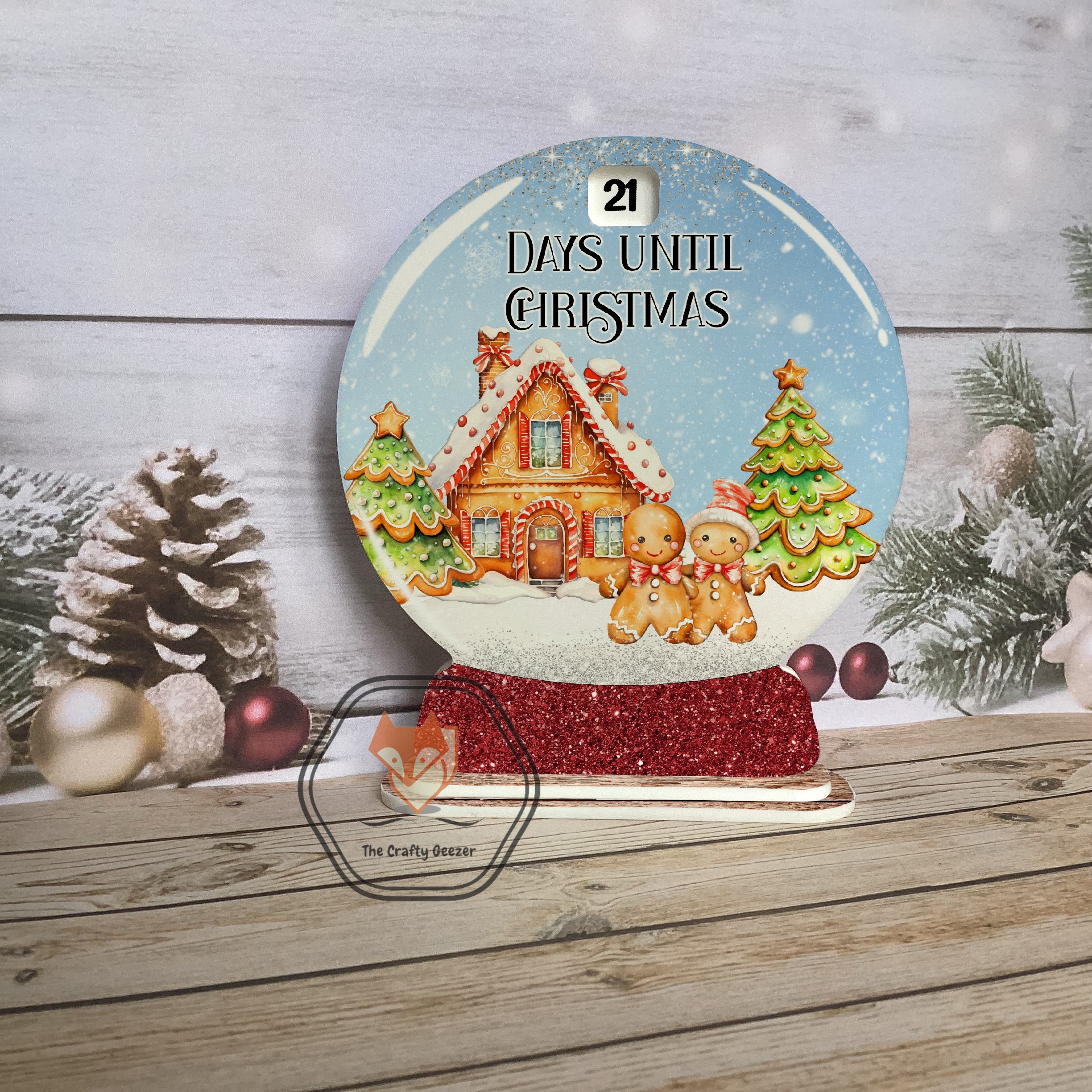 Snowman & Children Snowglobe Countdown