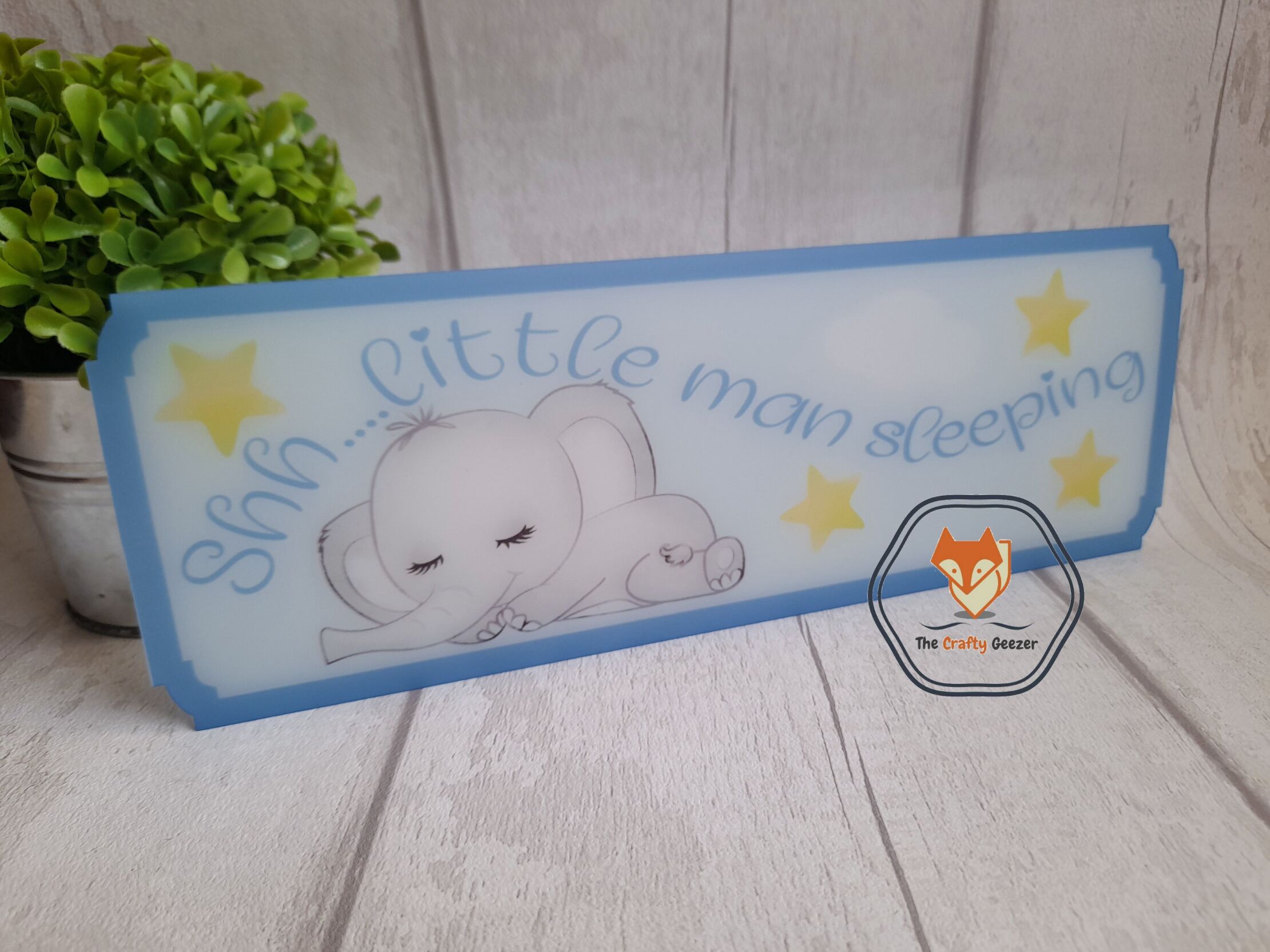 Sleeping baby sign