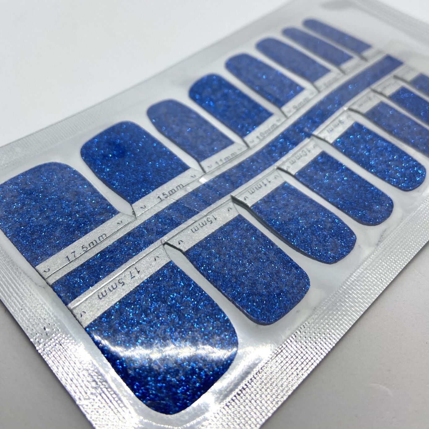 Sapphire Glitter Pedi