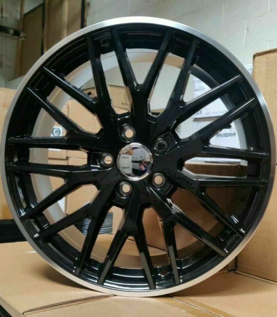 18" r8 style bp alloy wheels 5x112
