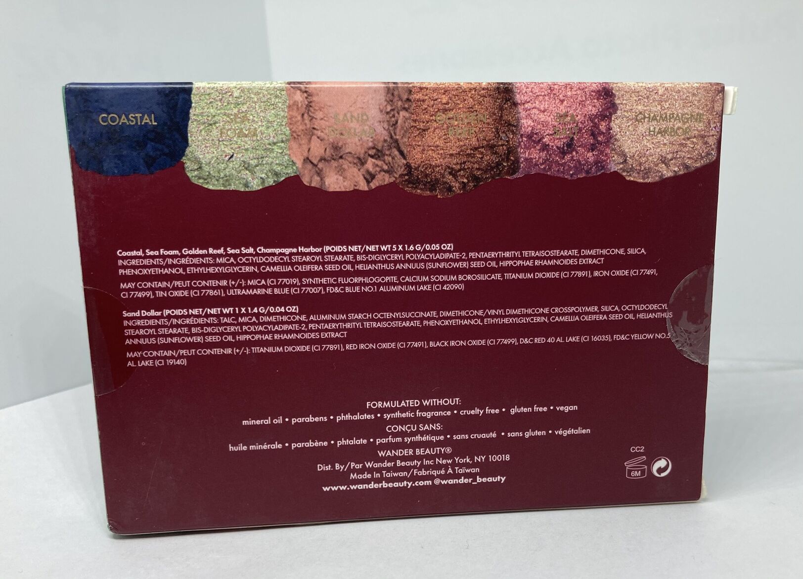 Wander Beauty Wandress Seascape Palette