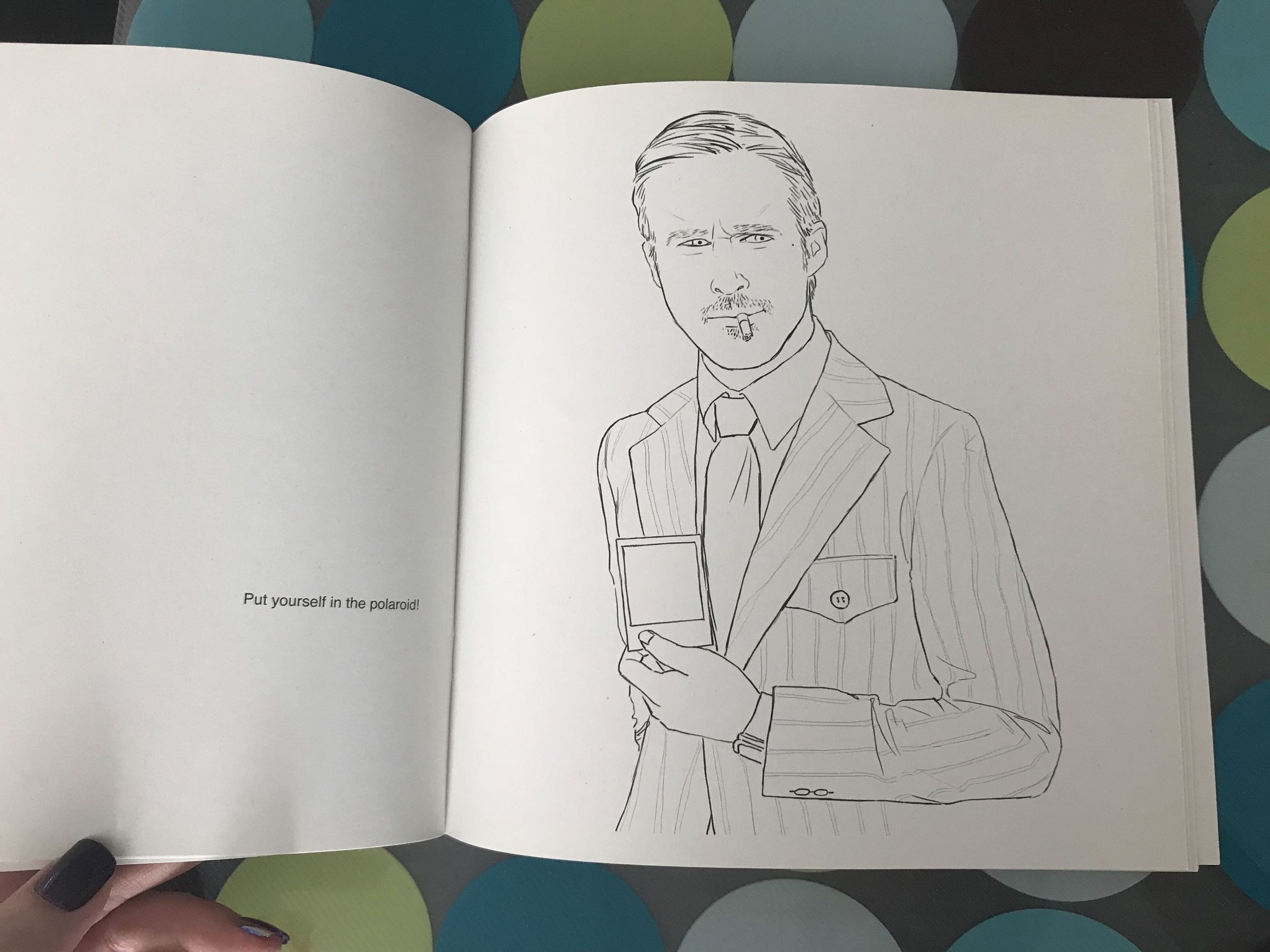 Ryan Gosling coloring book