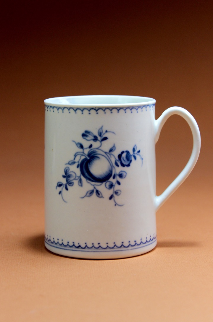 First Period Worcester Mug 1775