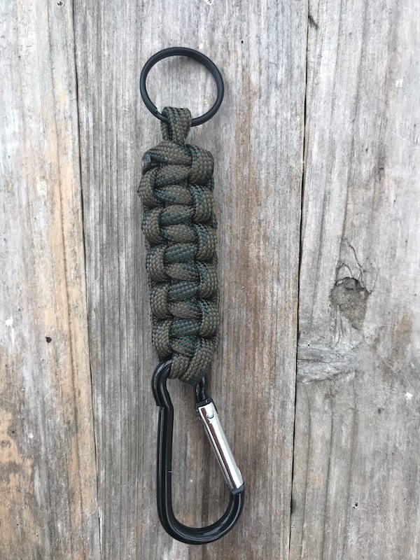code-talker-paracord-cobra-weave-keychain-keyring-carabiner-