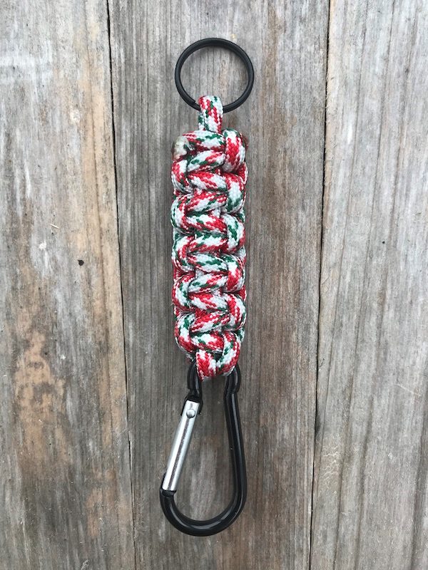 iraqi-vet-paracord-cobra-weave-keychain-keyring-carabiner-