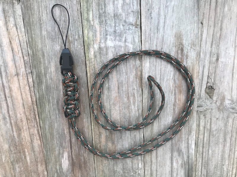 army-green-camo-bite-alarm-receiver-neck-lanyard