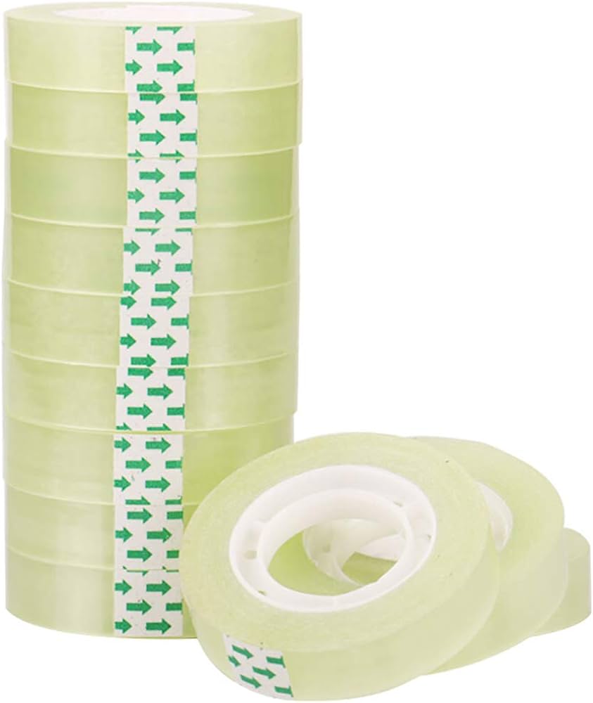 Clear Tape 3/4 inch 8 pcs roll