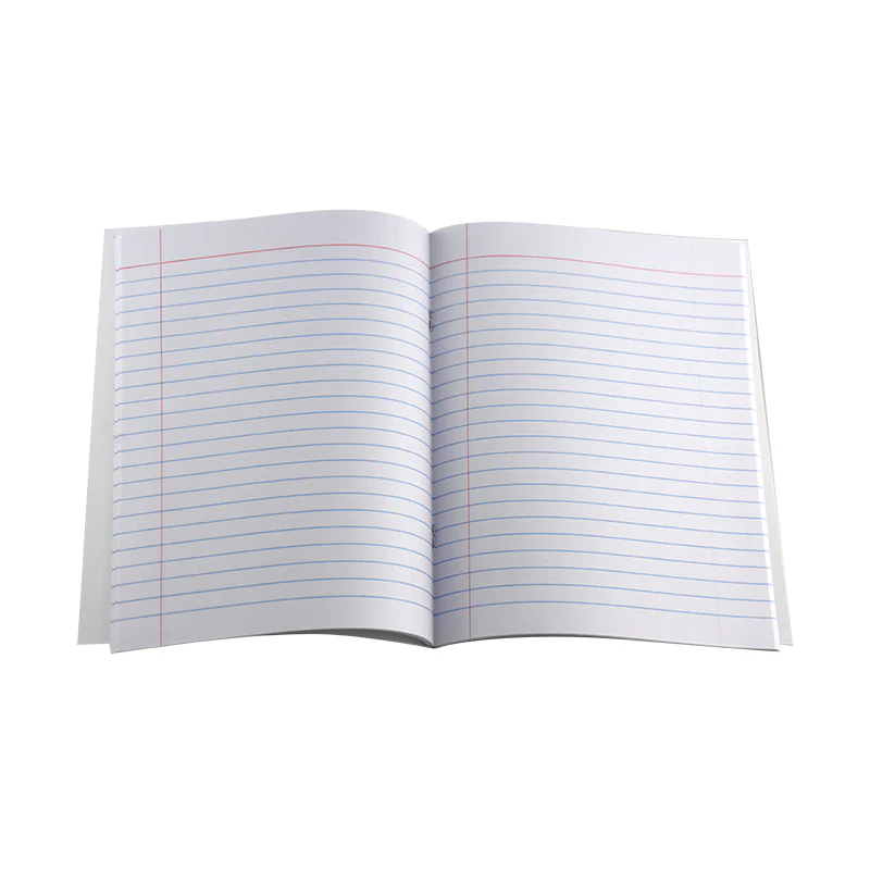 Exercise book single line with right margin 200 pages