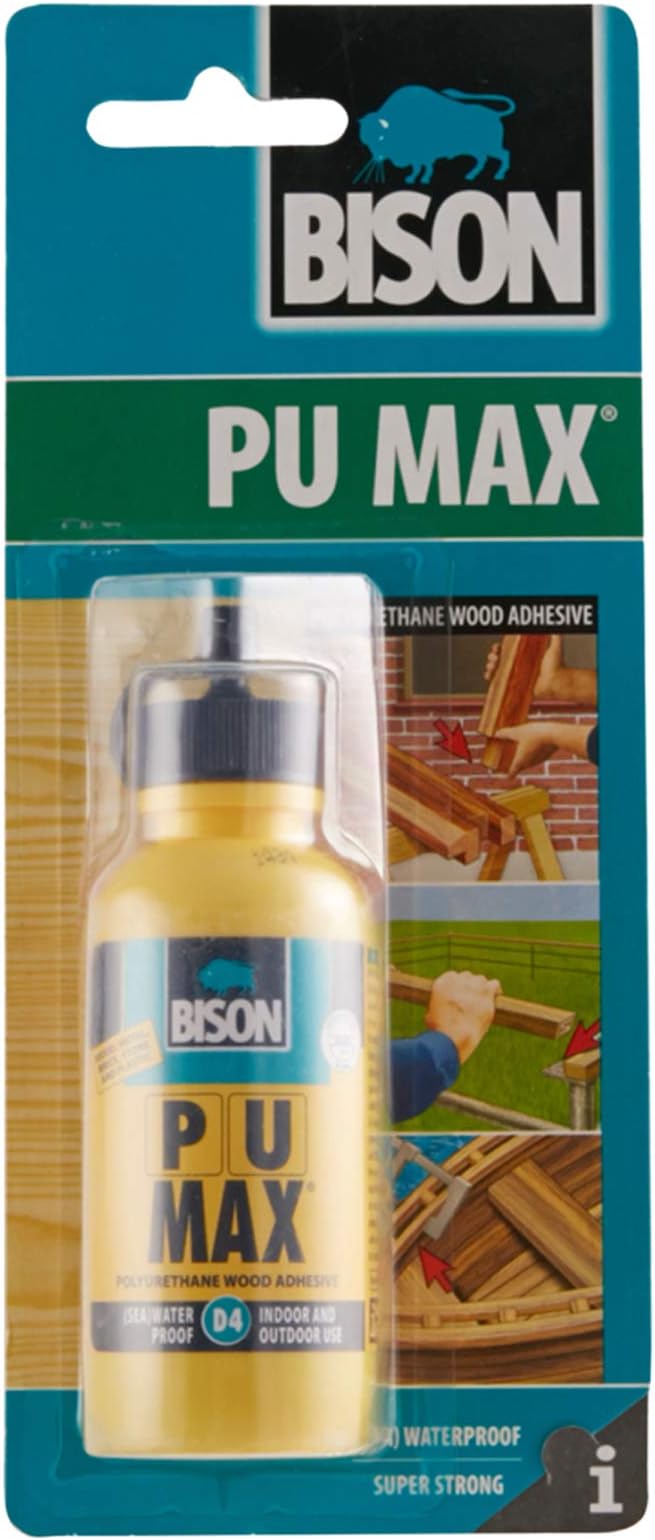 Bison PU Max Wood Adhesive, 75 g