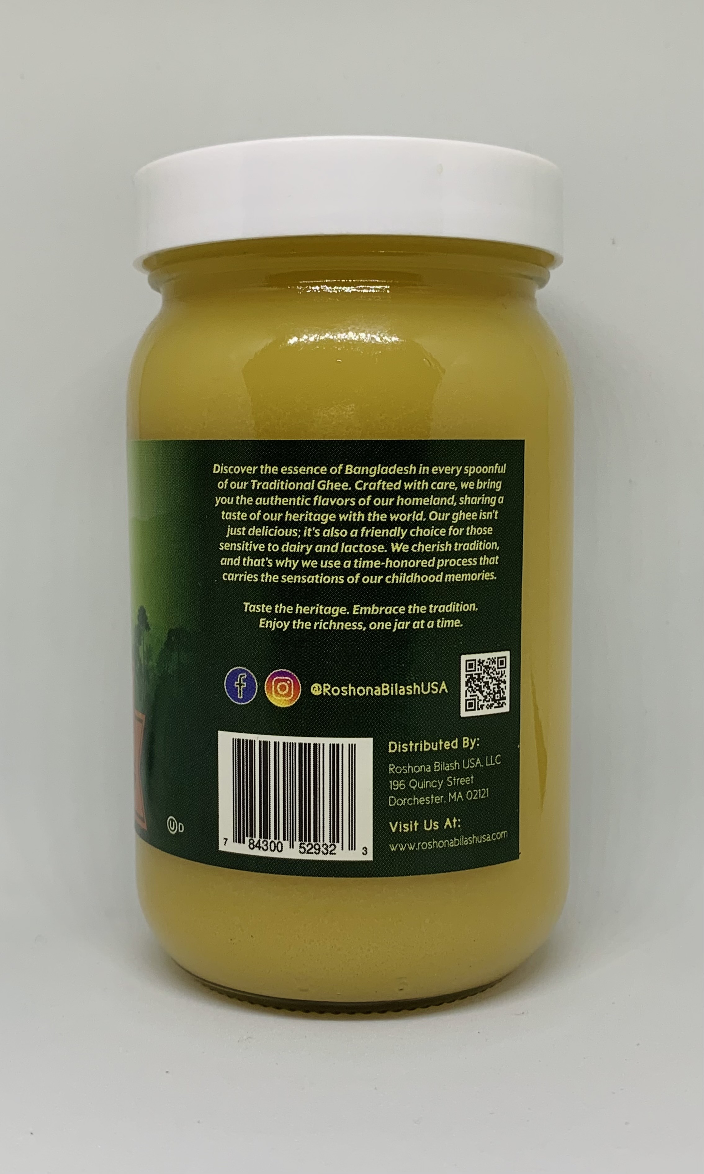 Set of 4 Traditional Ghee (8 oz)