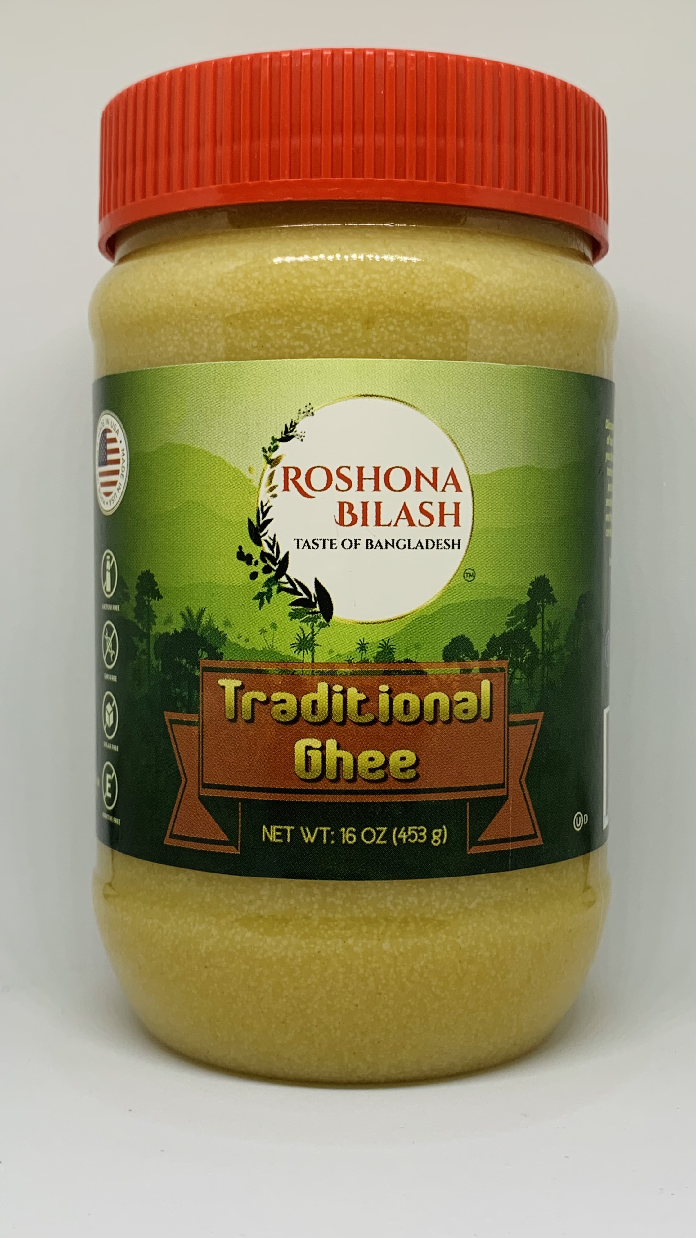 Set of 4 Traditional Ghee (16 oz)