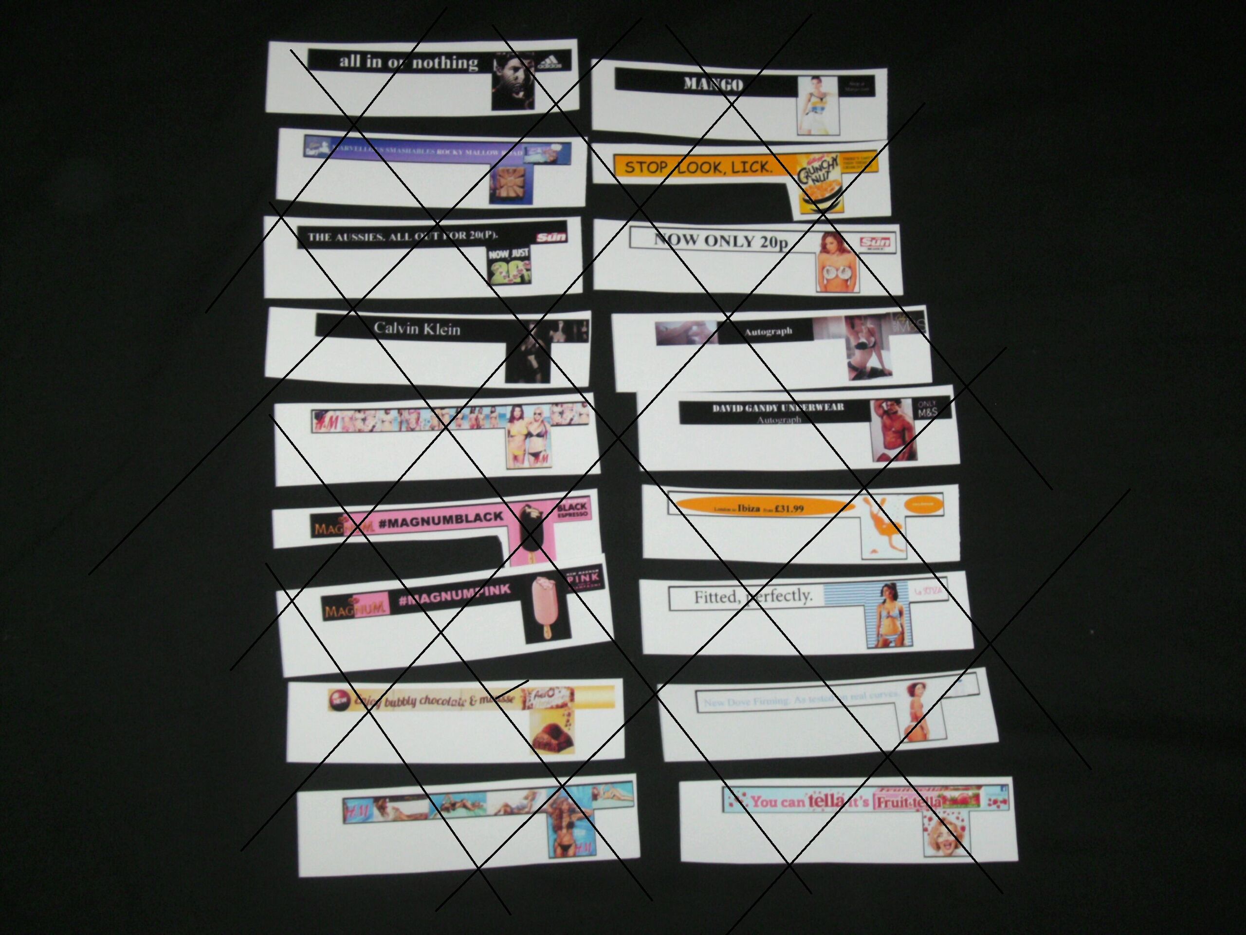 Set 1 Off Side Modern Adverts 1.76th/00 Scale