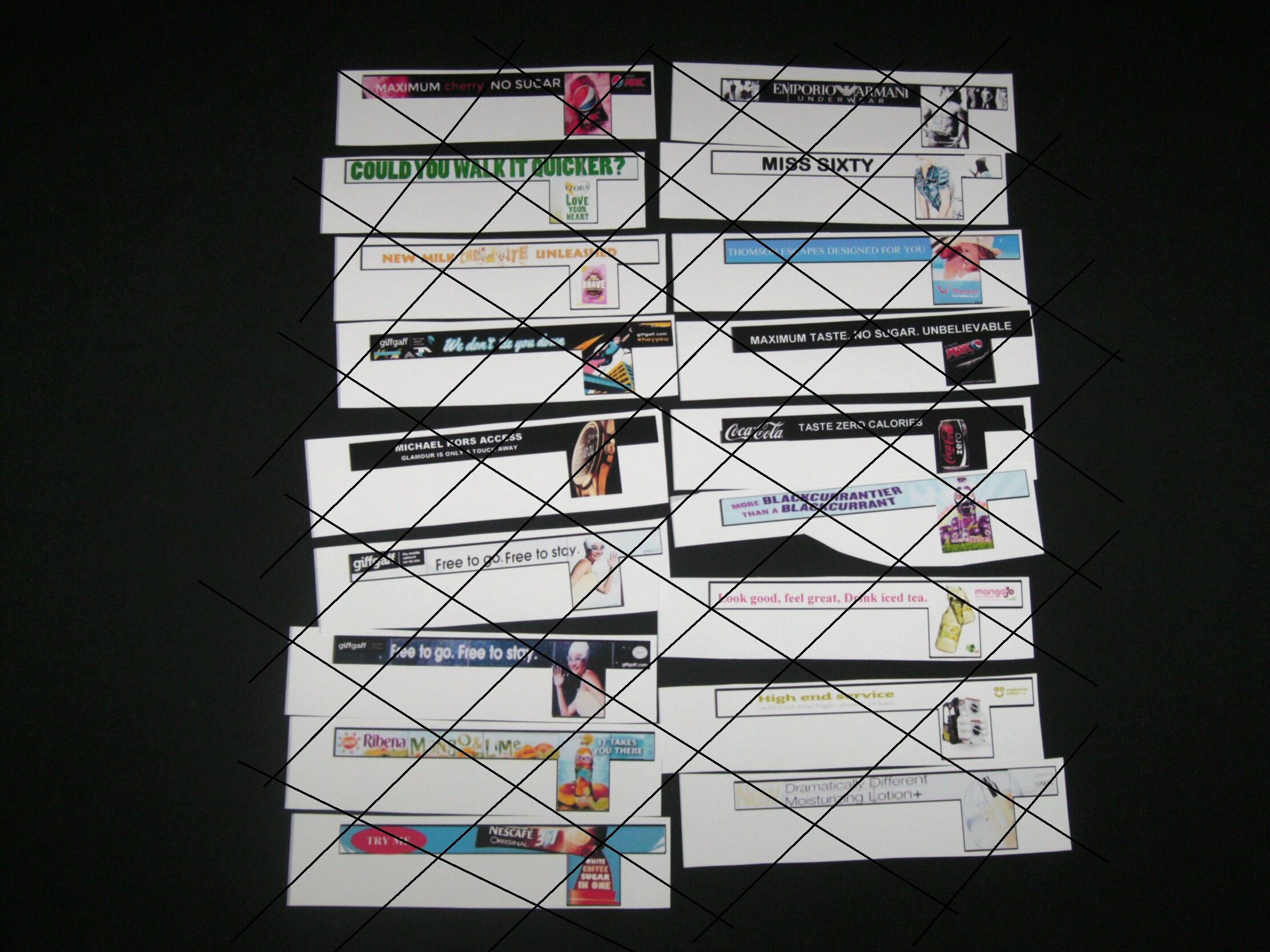 Set 6 Off side Modern Adverts 1.76th/00 Scale