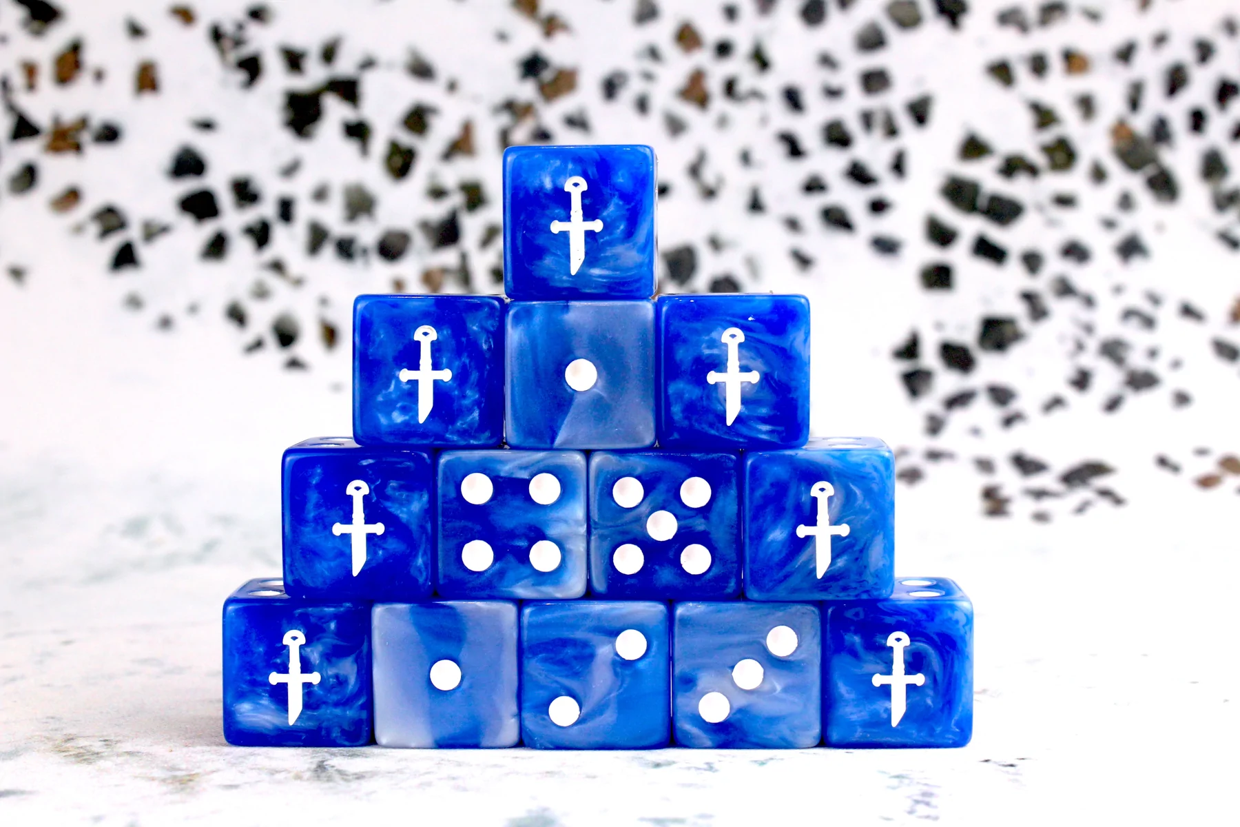 Broken Sword Square 16mm Dice