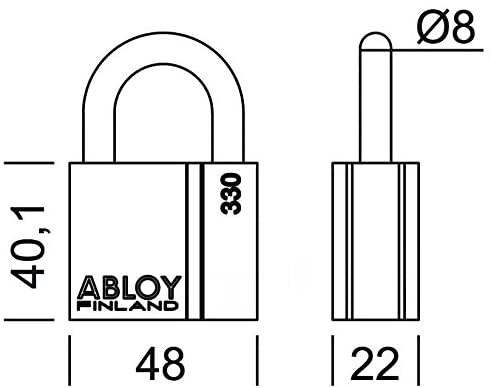 Abloy Protec2 PL 330 Padlock