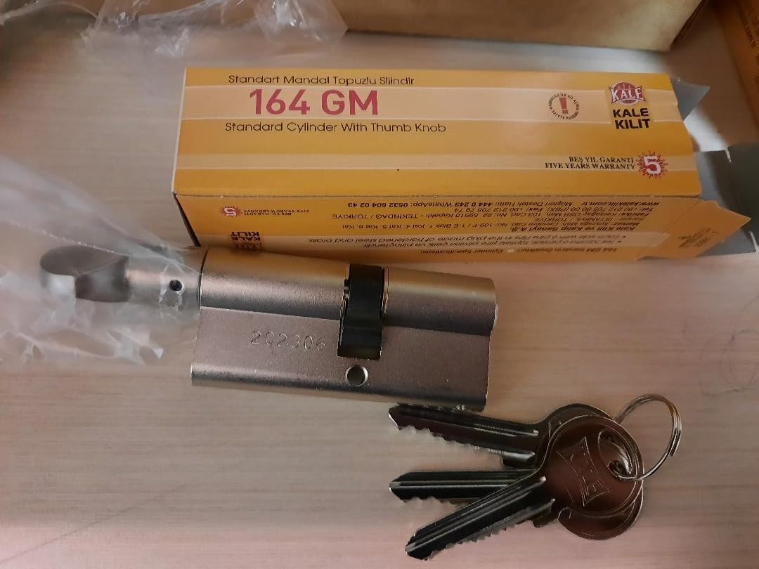 Kale Kilit 164 GM/Cylinder Lock with Thumbturn