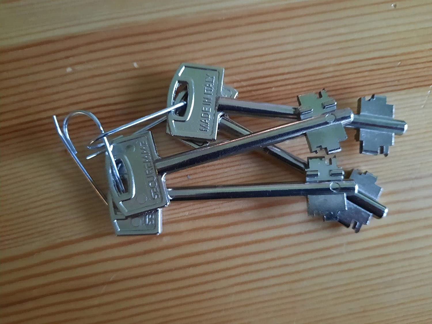 2 X Securemme SC2311 Keyed Alike Safe Locks with 4 Keys