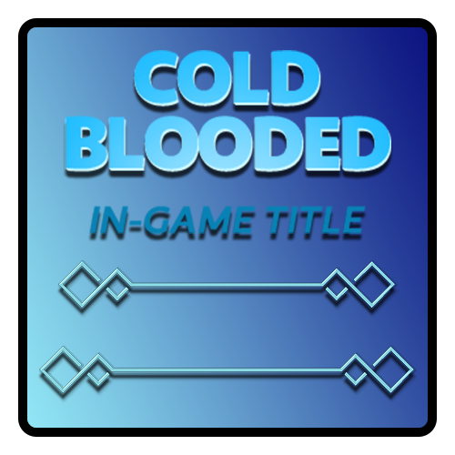 Cold Blooded Title