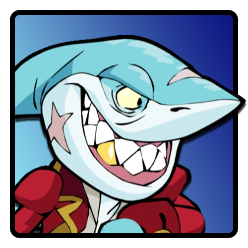 Shark Attack Thatch Skin