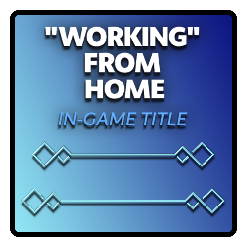 Working from Home Title