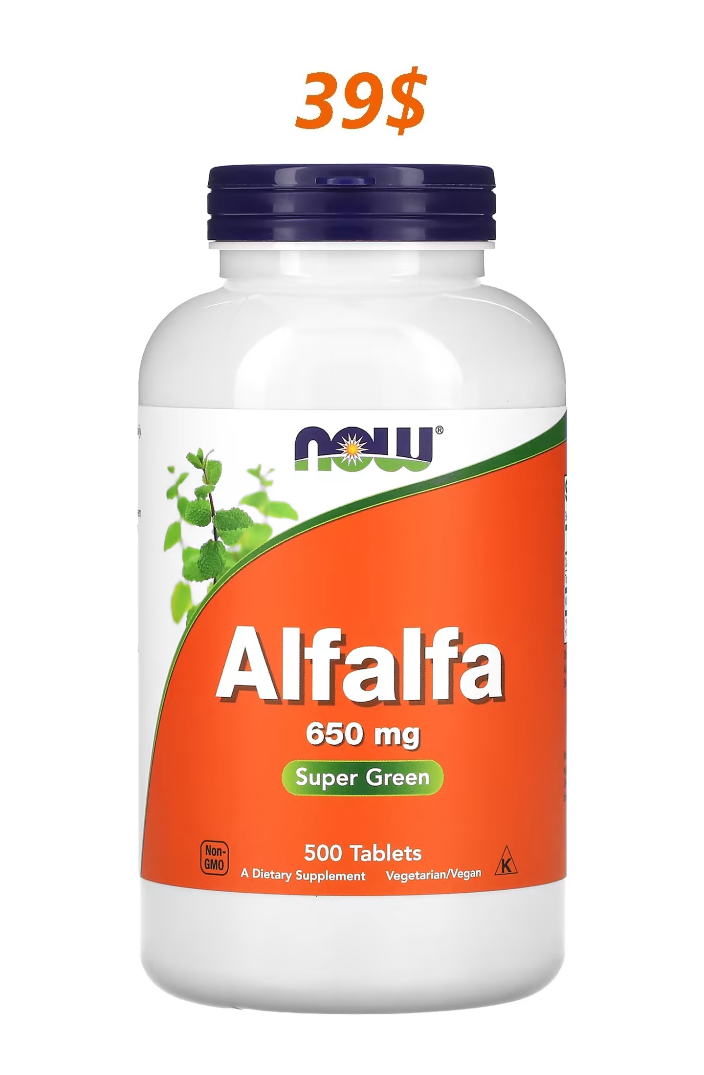 Alfalfa 650mg 500' - NOW