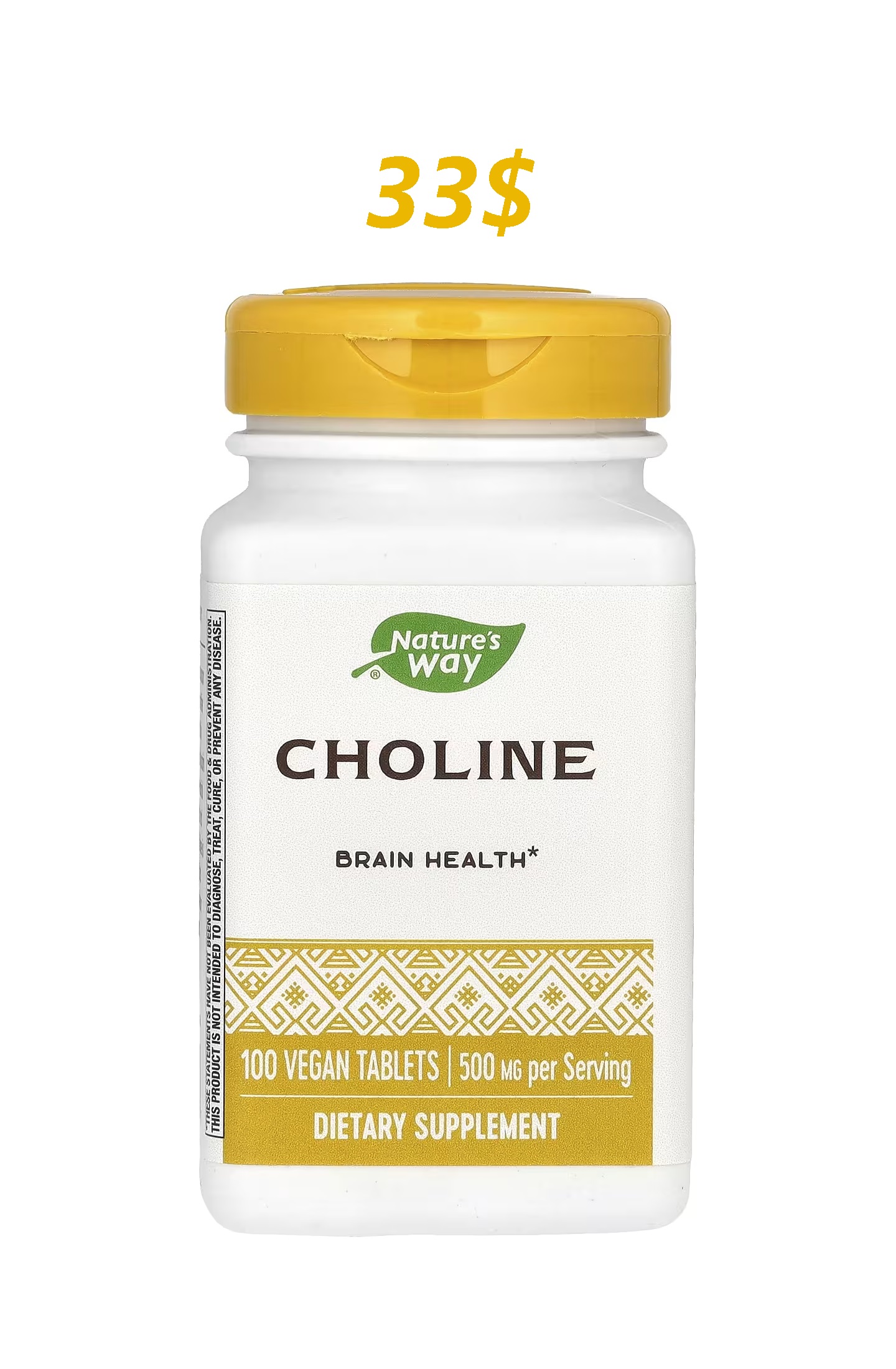 Choline 500mg 100' - Nature's Way