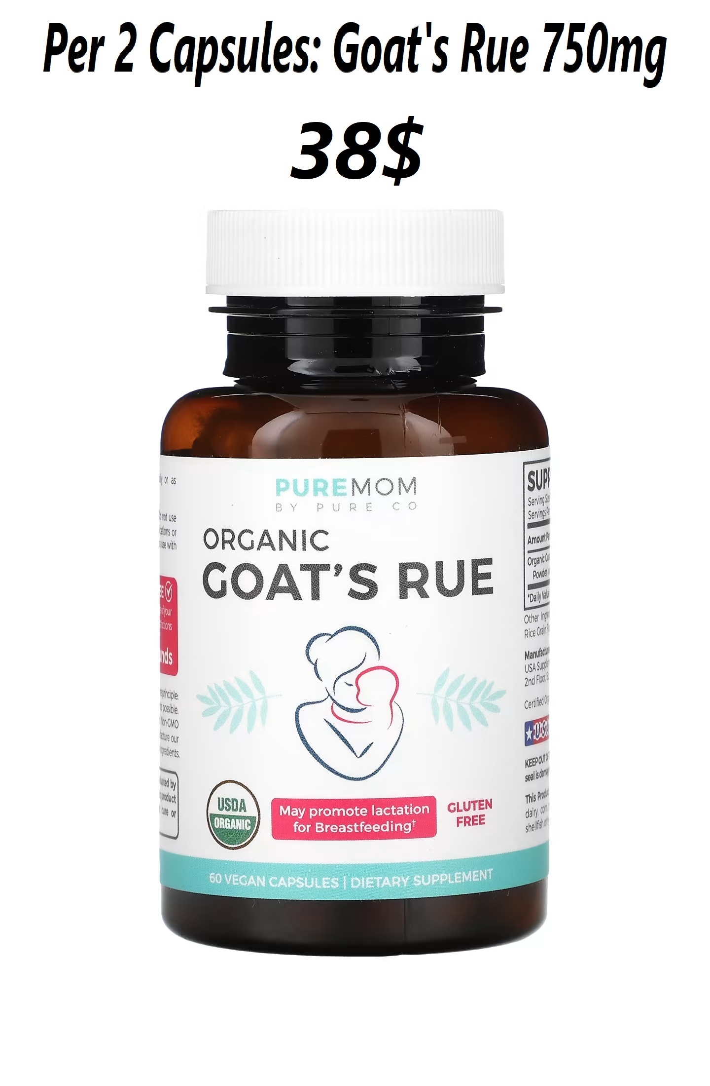 Goat's Rue 60' - PureMom (Galega)