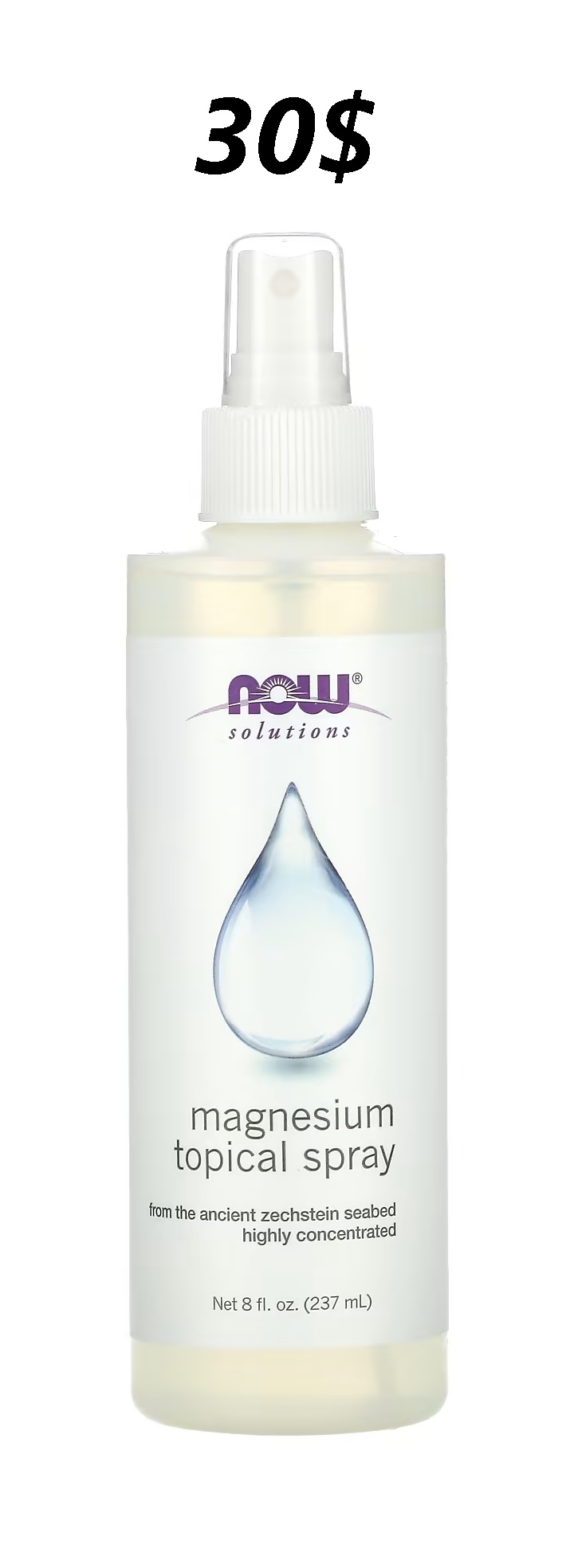 Magnesium Topical Spray 237ml - NOW