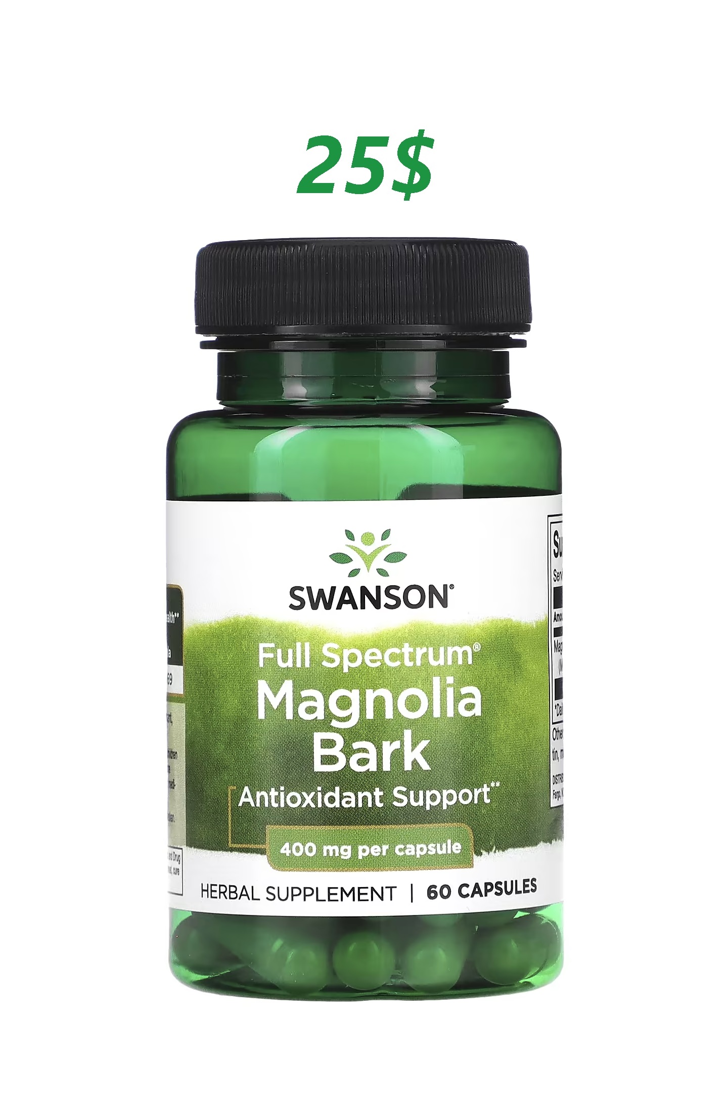 Magnolia 400mg 60' - Swanson