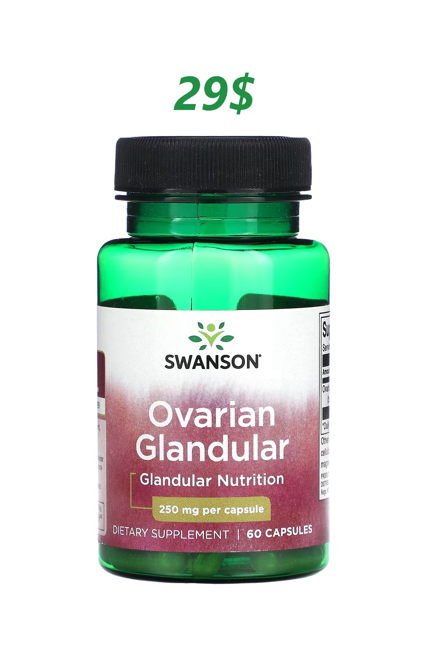 Ovarian Glandular 250mg 60' - Swanson