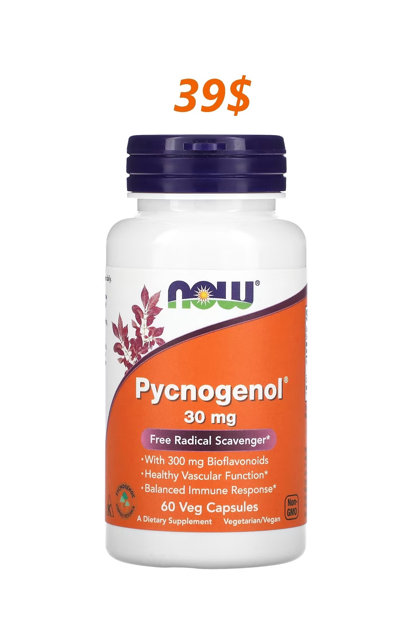Pycnogenol 30mg 60' - NOW