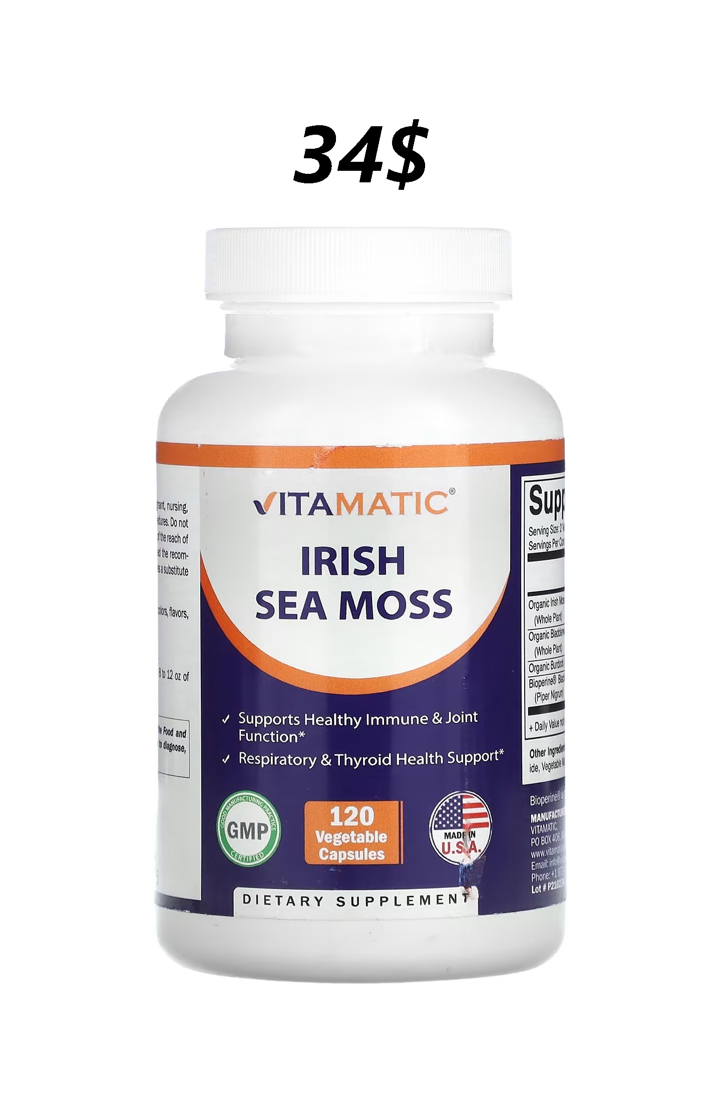 Sea Moss 120' - Vitamatic