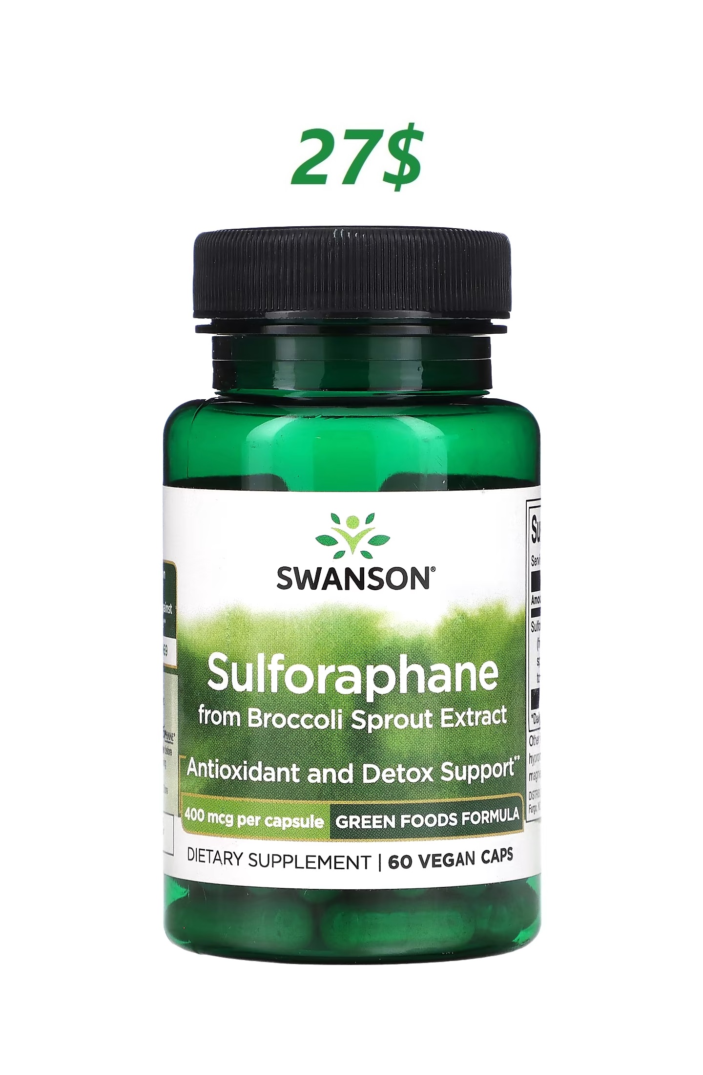 Sulforaphane 400mcg 60' - Swanson