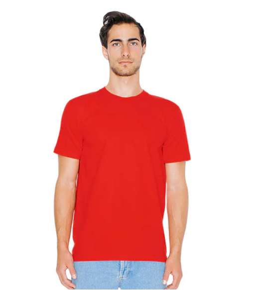 American Apparel Unisex Fine Jersey Short Sleeve T Shirt