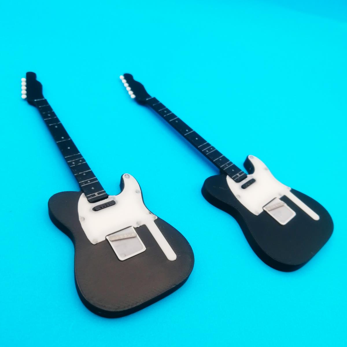 x1 3D Printed 120mm Guitar - Telecaster