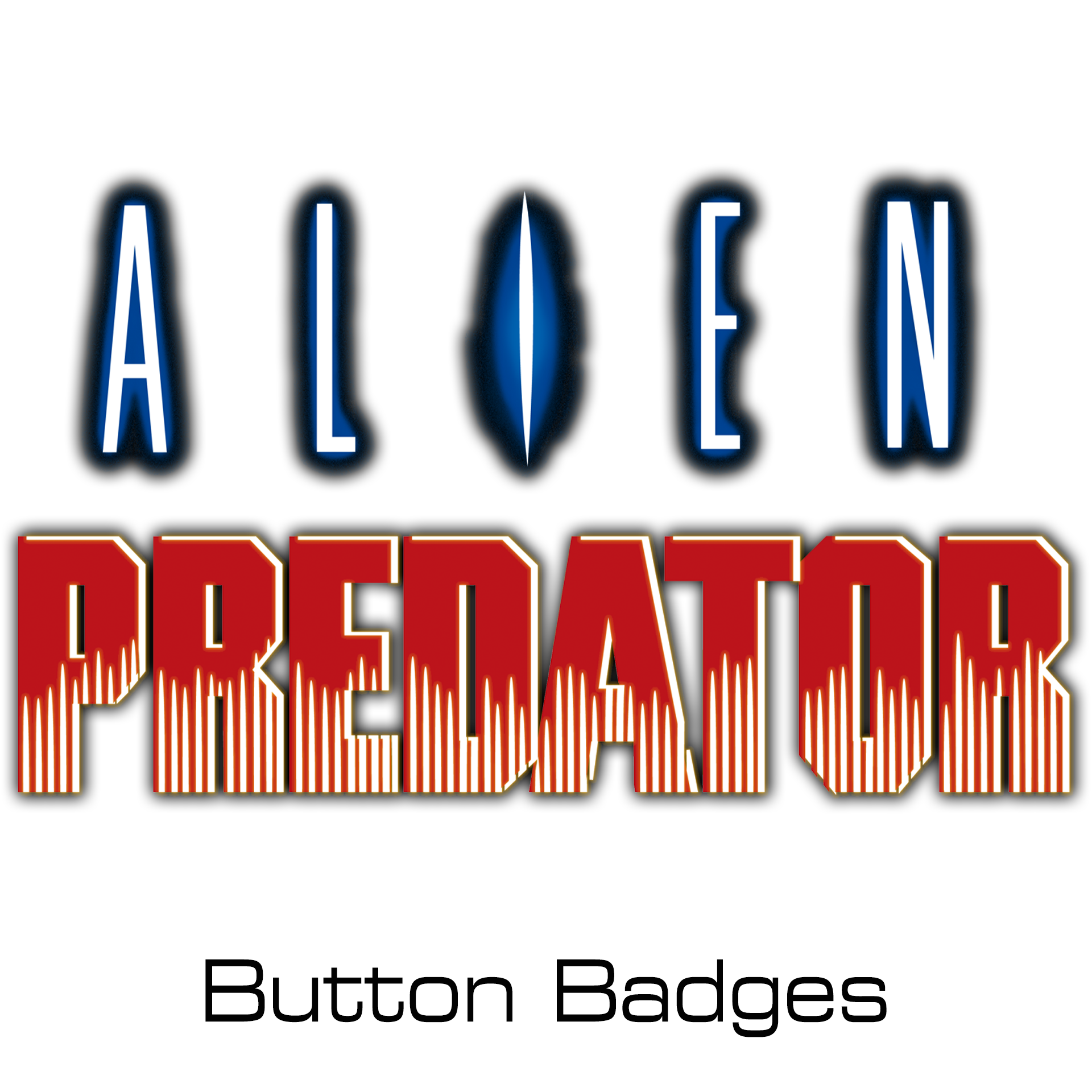 Aliens/Predator button badges