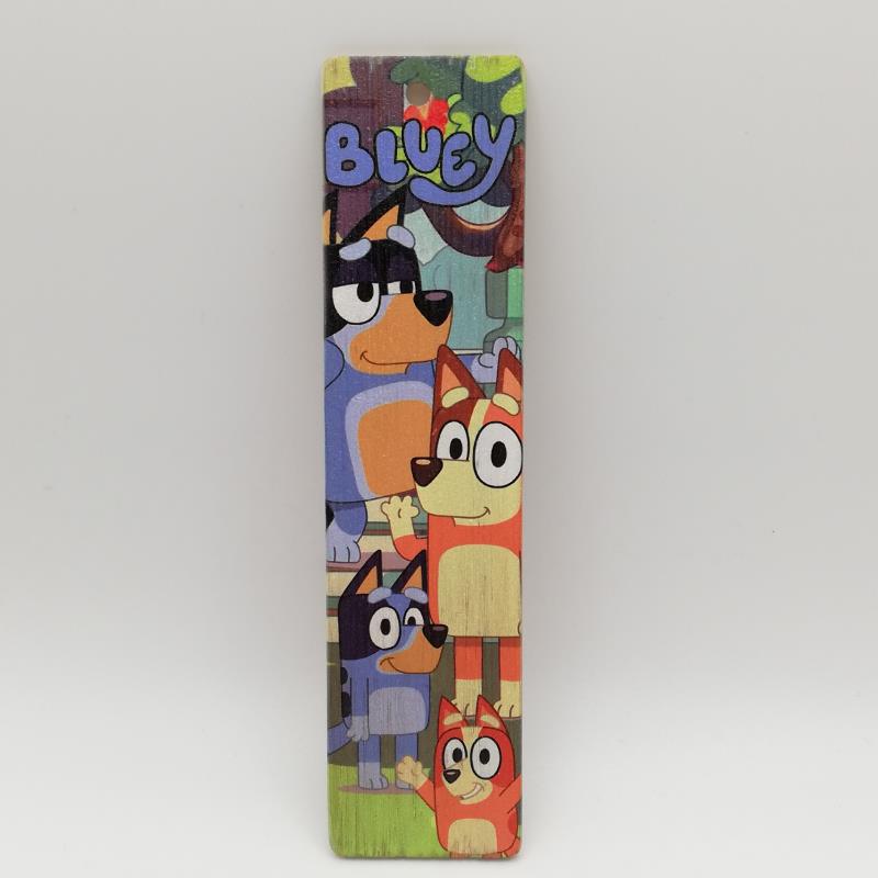 Bluey colour bookmark