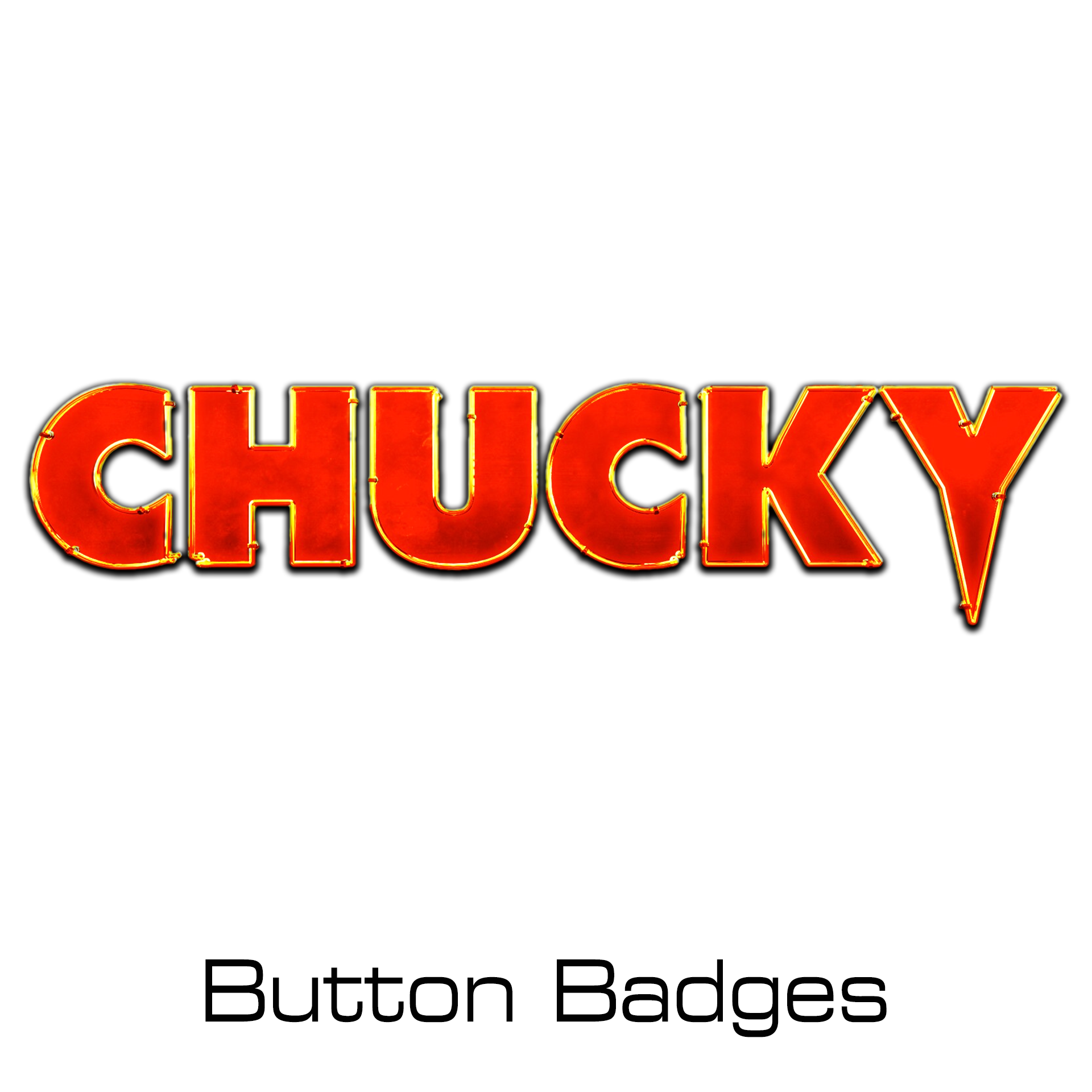 Chucky button badges