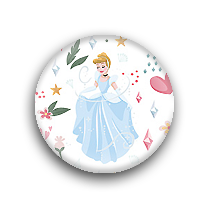 Disney Cinderella button badges