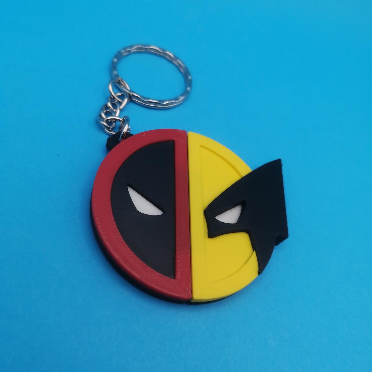Deadpool and Wolverine 3D printed Bookmark