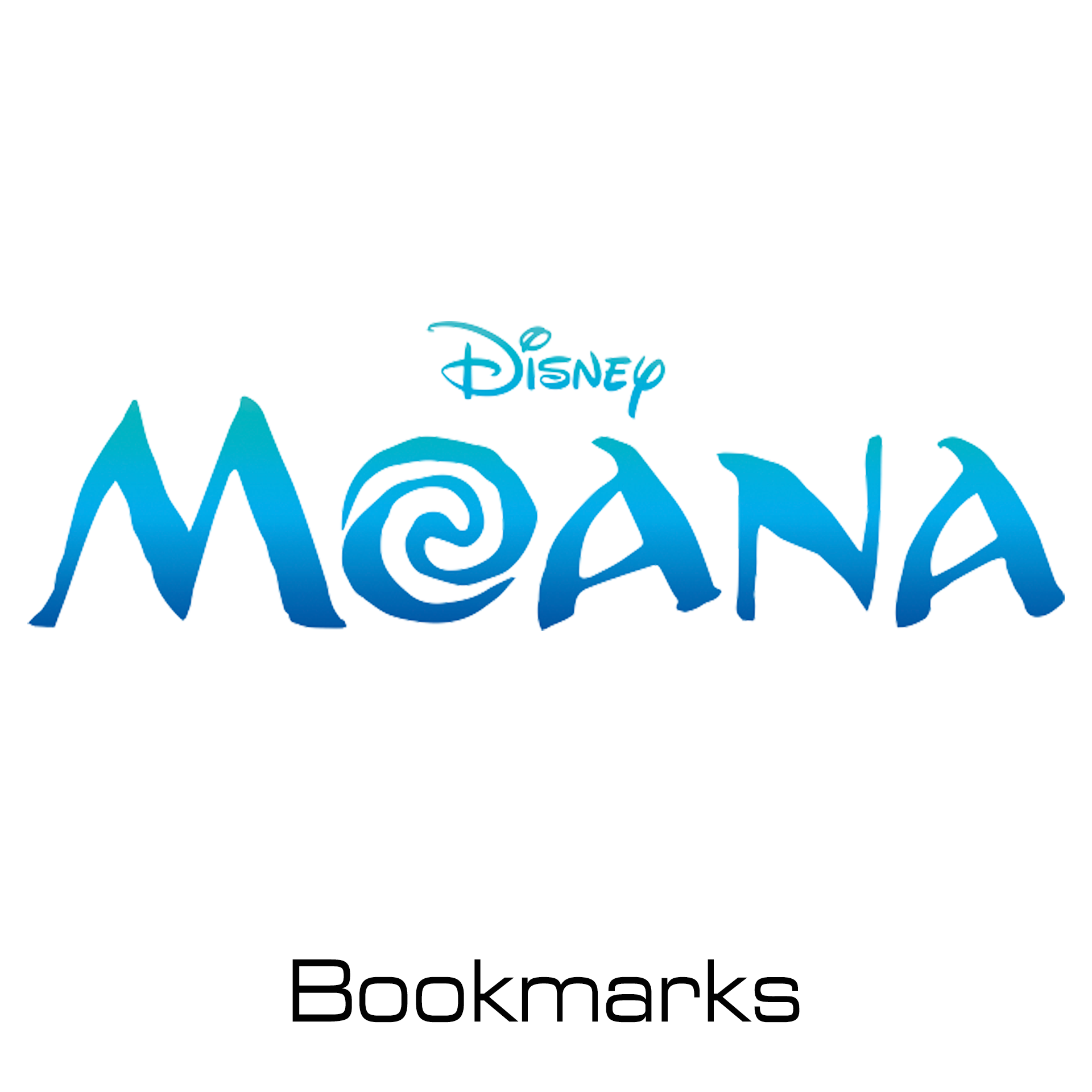 Disney Moana bookmarks