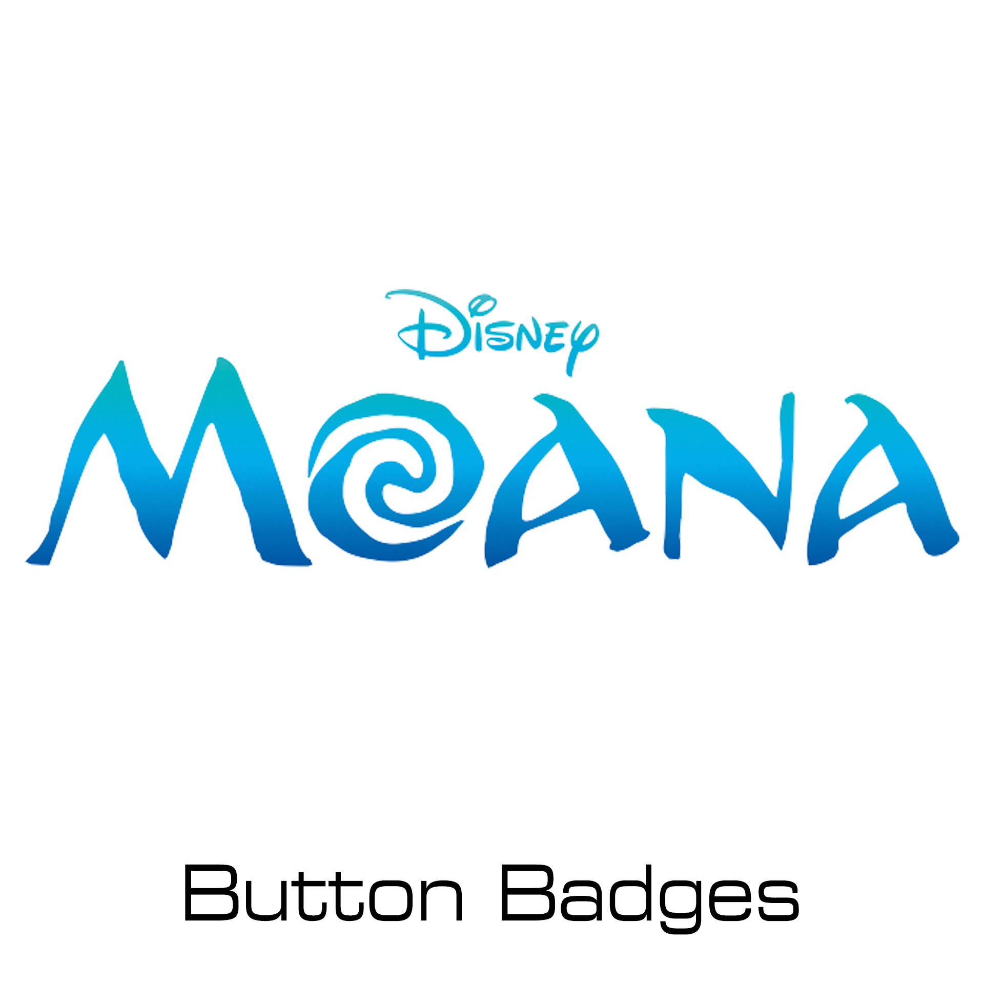 Disney Moana button badges